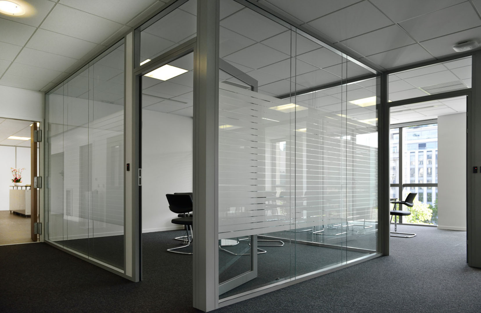 Cloison amovible vitrée bord à bord - Orléans 45 - Blois 41 - Région Centre